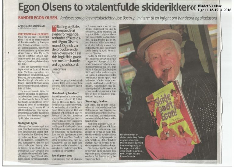 Bander Egon Olsen? – Den Danske Sprogkreds
