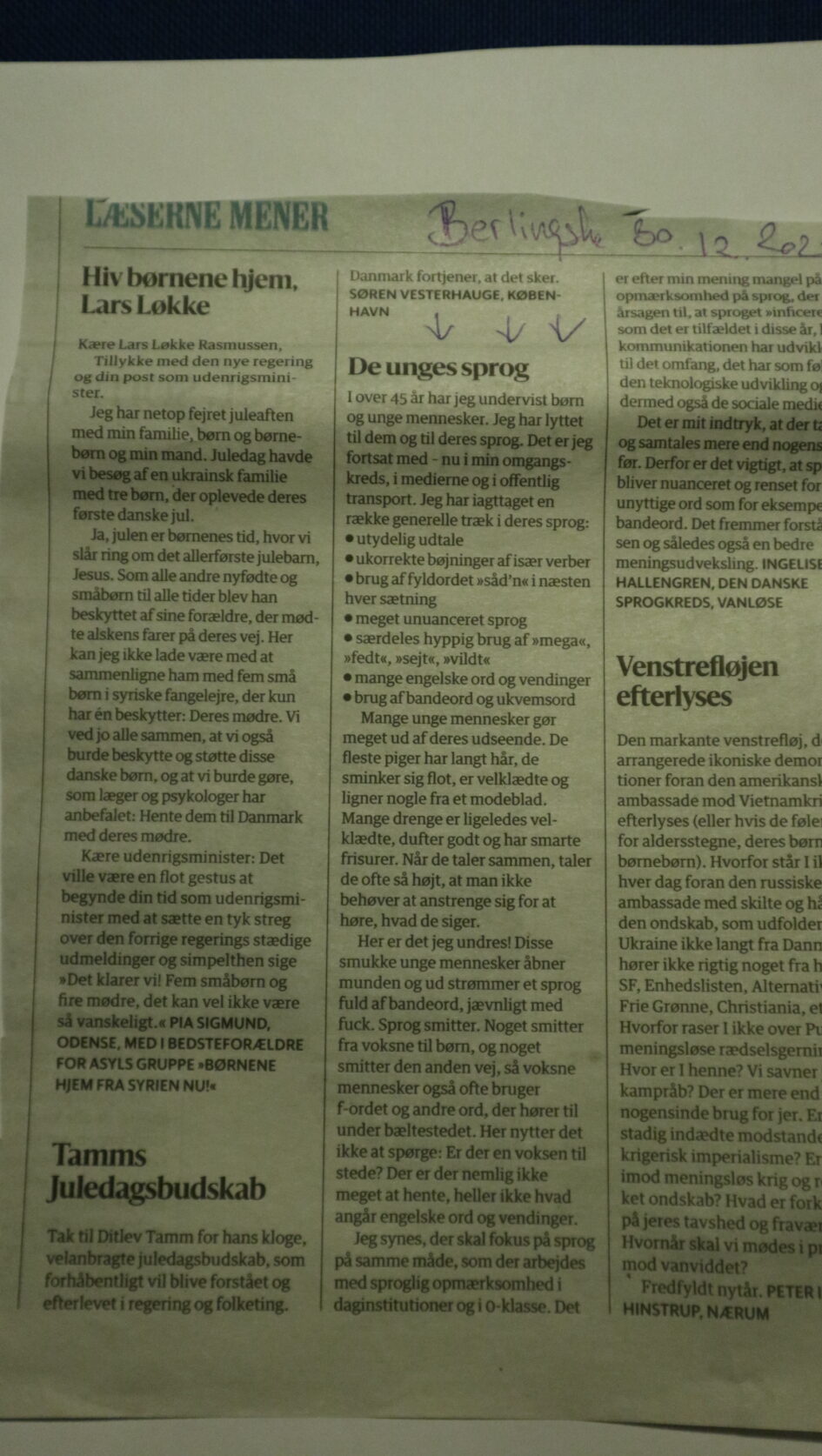 Ingelise vover pelsen – Den Danske Sprogkreds