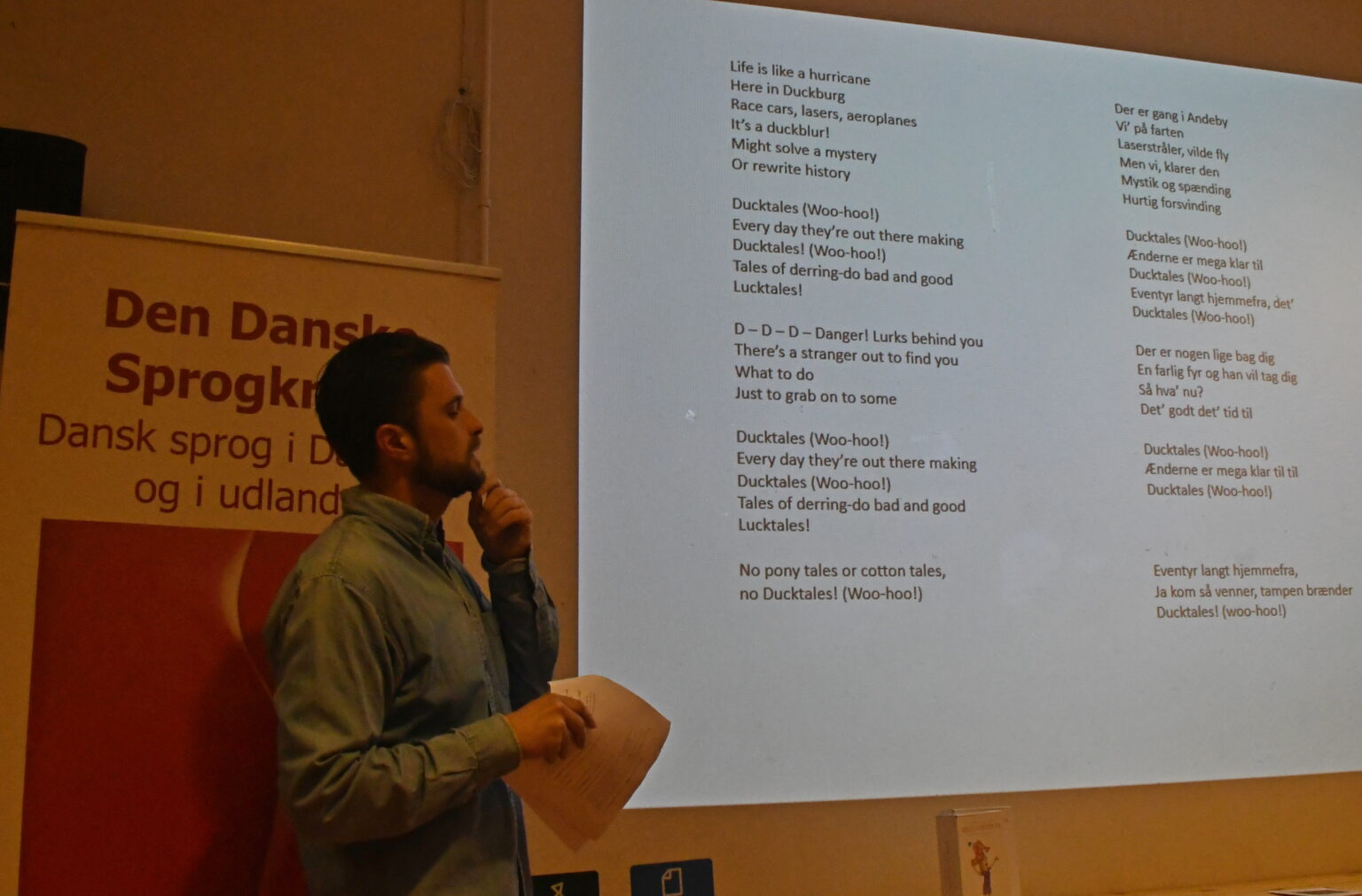 Foredrag om synkronisering af film – Den Danske Sprogkreds